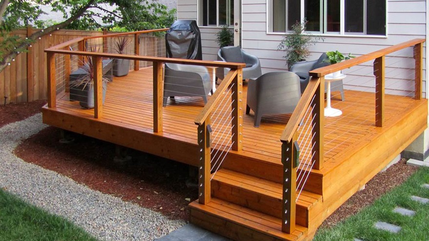 Types of Prefab Deck Railing | Narvik Home Parcs